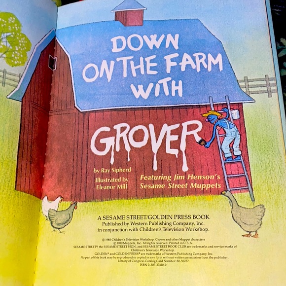 Sesame Street | Other | Down On The Farm With Grover Vintage Sesame ...
